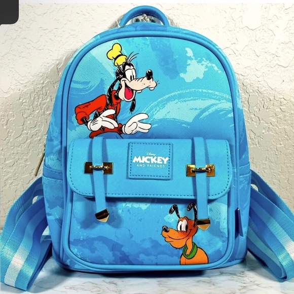 Accessories | Disney Mickey Friends Blue Kids Backpack | Poshmark
